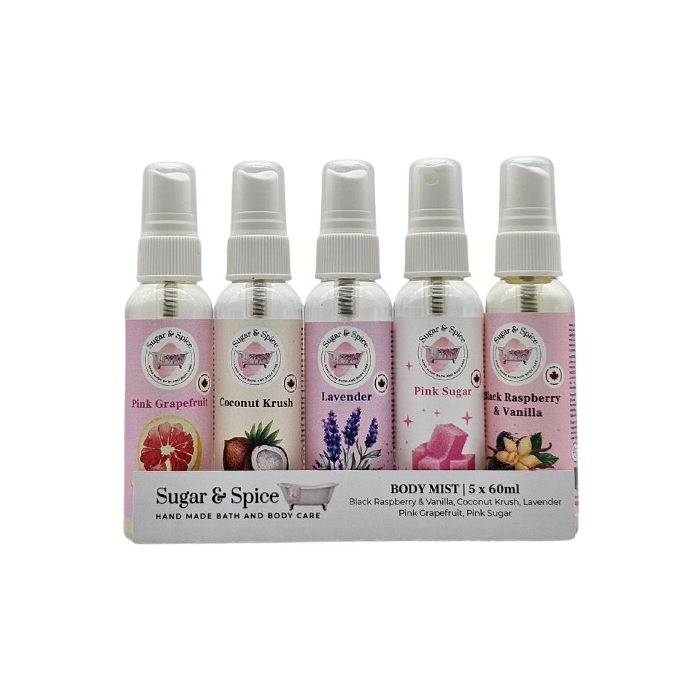 Body Mist Gift Pack – Sugar and Spice Bath and Body