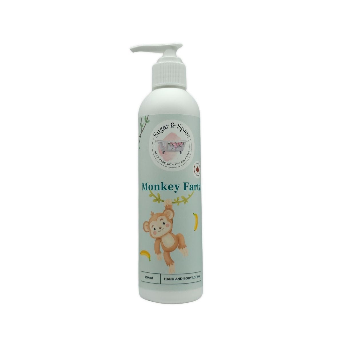 Monkey Fartz Hand and Body Lotion - Sugar and Spice Bath and Bodycare